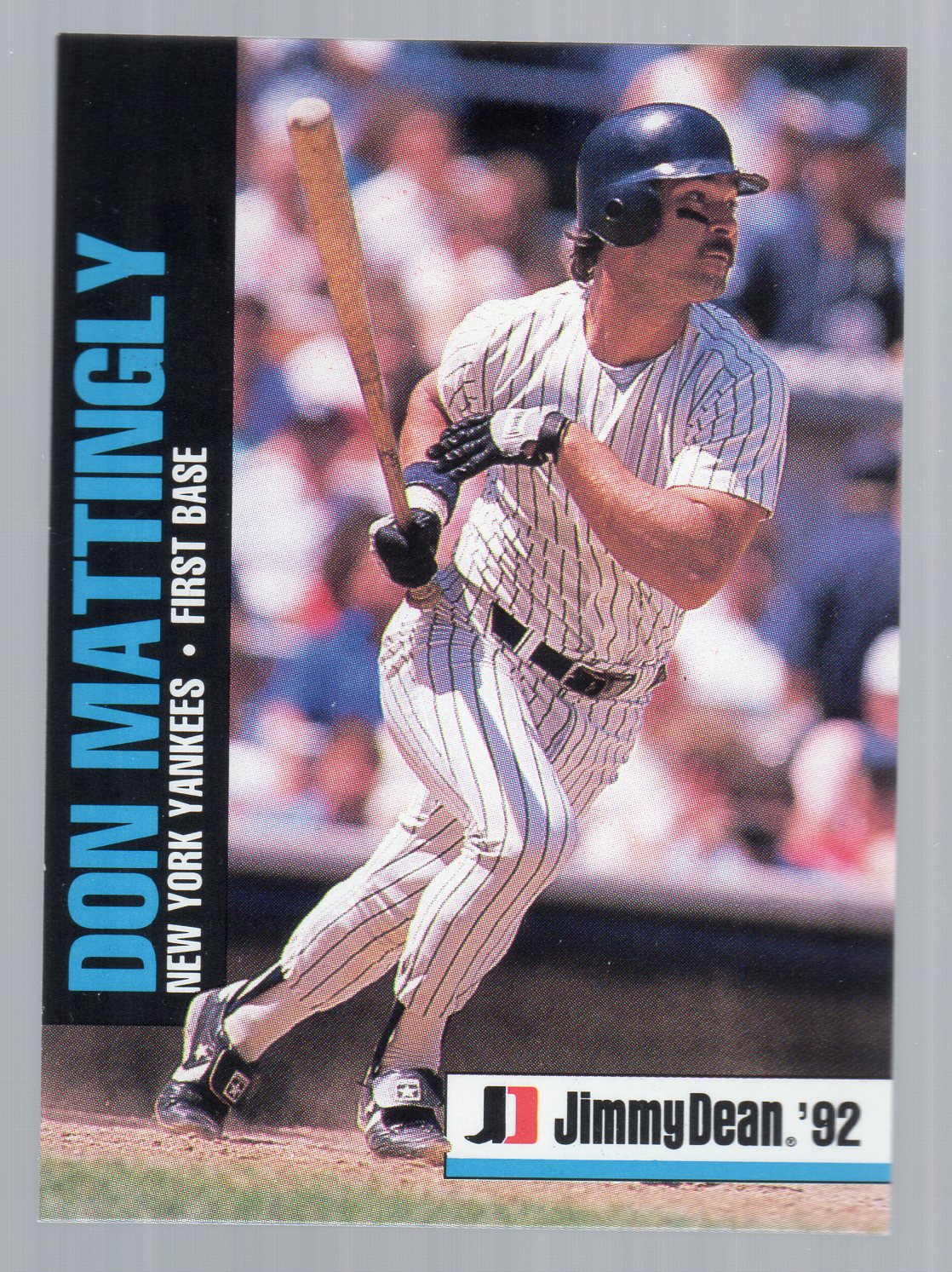 1992 Jimmy Dean #8 Don Mattingly - NM-MT - The Dugout Sportscards ...