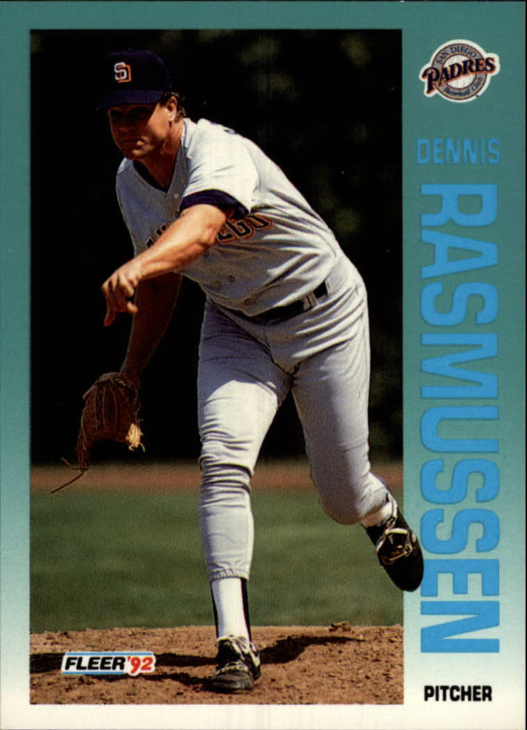 1992 Fleer #617 Dennis Rasmussen - NM-MT