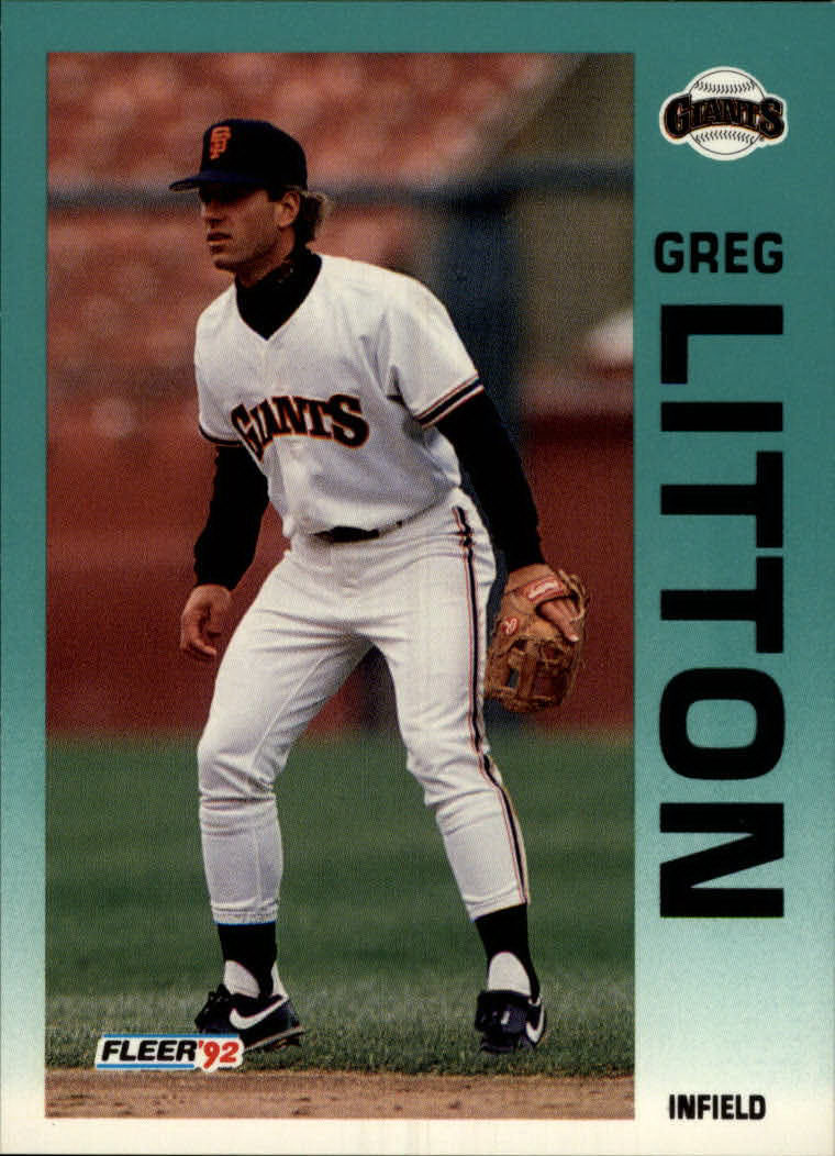 1992 Fleer #640 Greg Litton - NM-MT