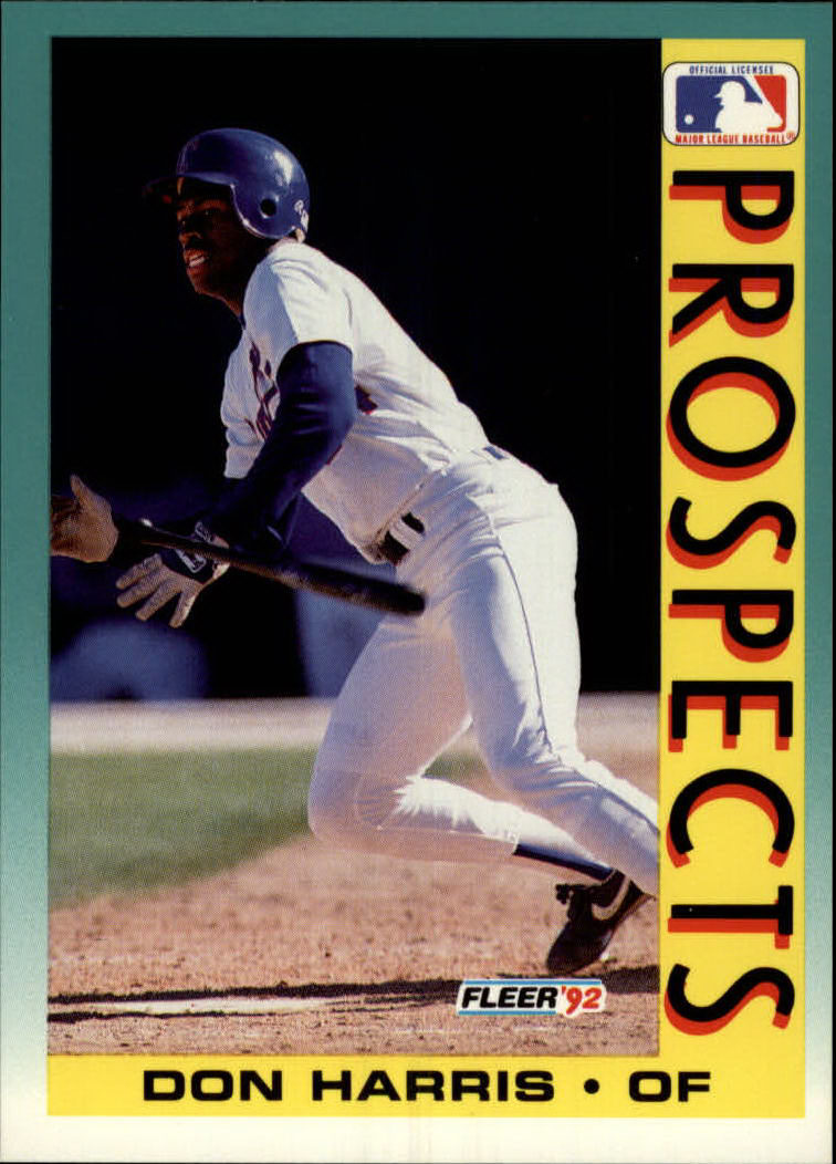 1992 Fleer #660 Don Harris MLP - NM-MT