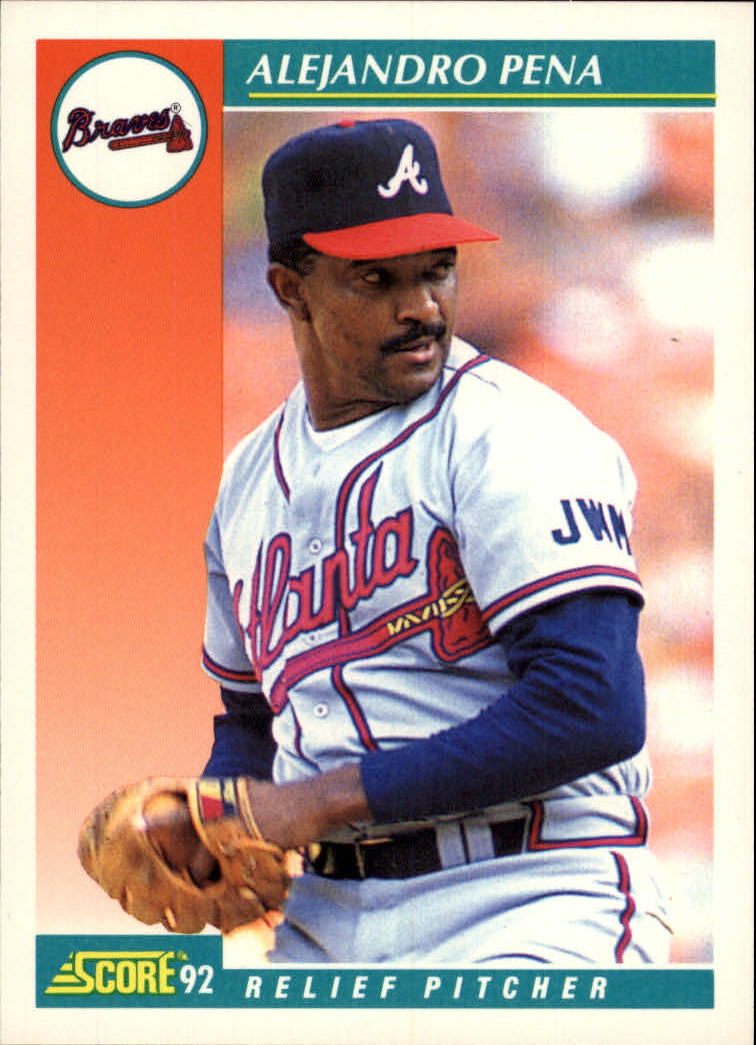 1992 Score #691 Alejandro Pena - NM-MT