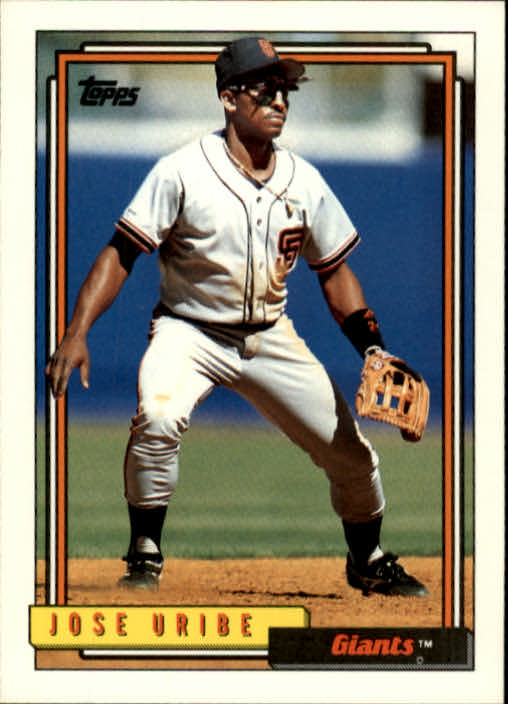 1992 Topps 538 Jose Uribe NM MT