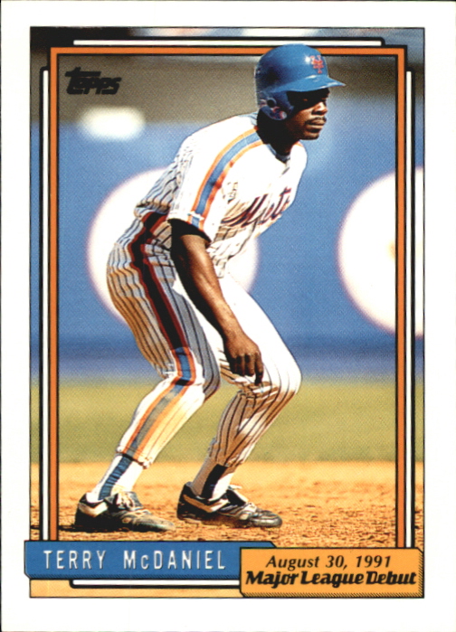 1992 Topps Debut '91 #121 Terry McDaniel - NM-MT