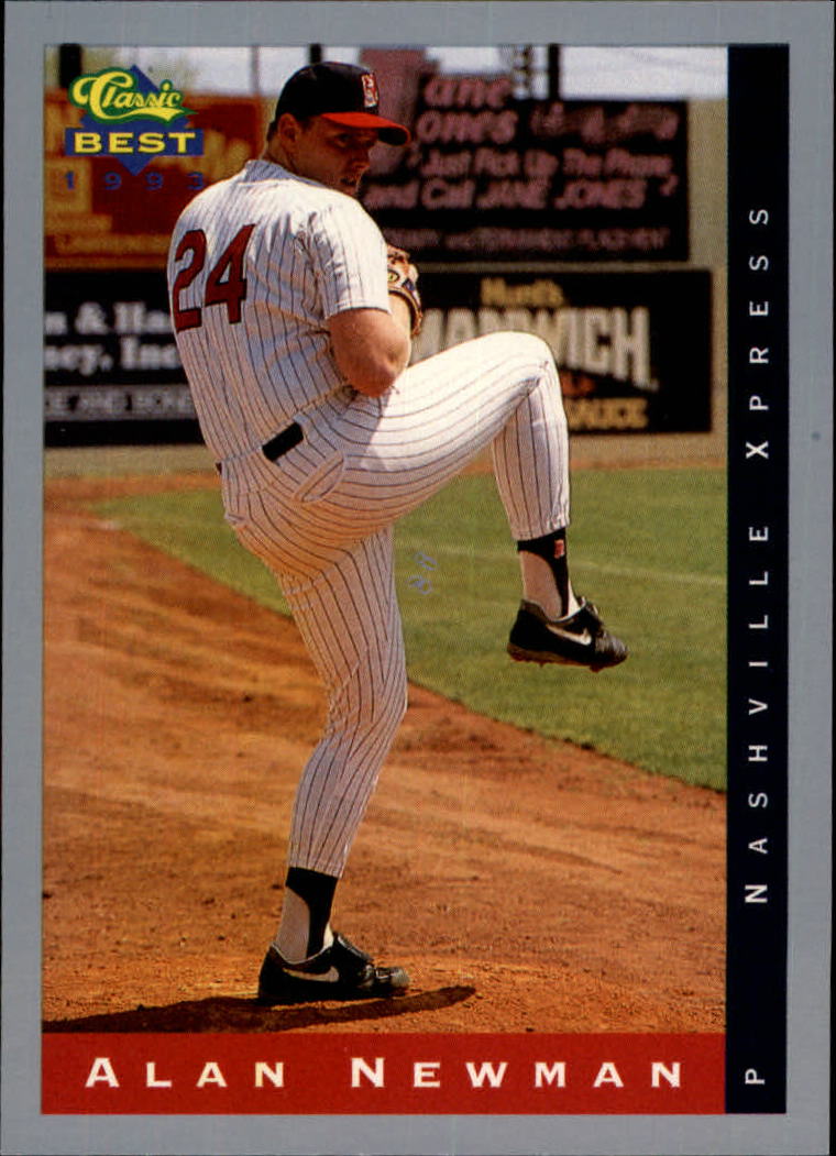 1993 Classic/Best #229 Alan Newman - NM-MT