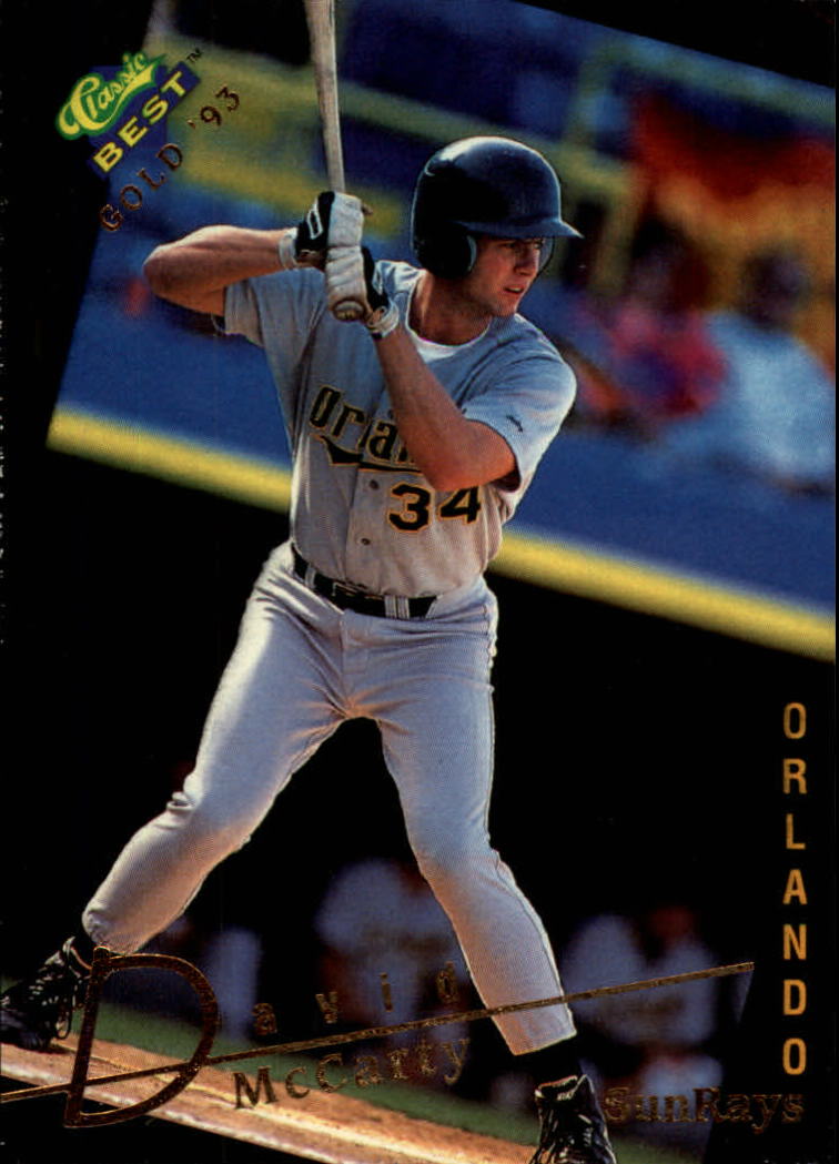 1993 Classic/Best Gold #93 David McCarty - NM-MT