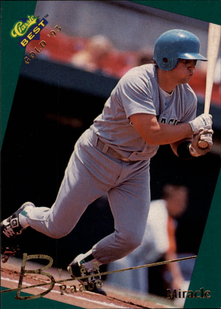 1993 Classic/Best Gold #165 Brian Raabe - NM-MT