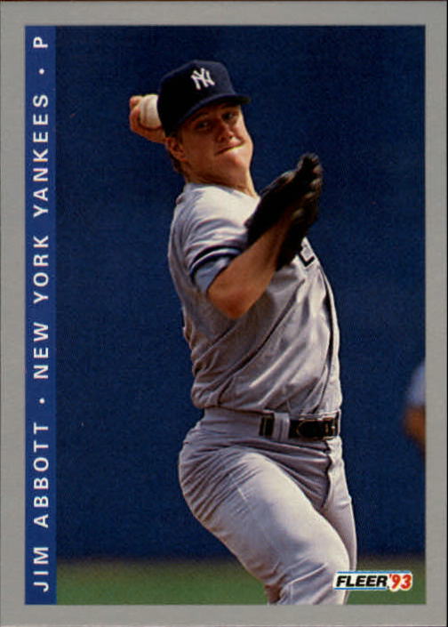 1993 Fleer Final Edition #242 Jim Abbott - NM-MT