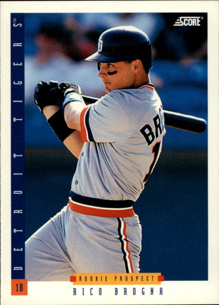1993 Score #114 Rico Brogna - NM-MT - Birmingham Sports Cards | Beckett ...