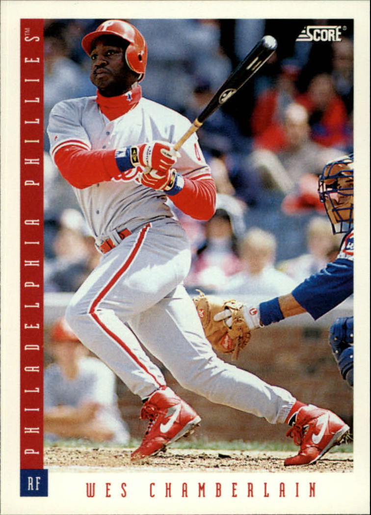 1993 Score #168 Wes Chamberlain - NM-MT