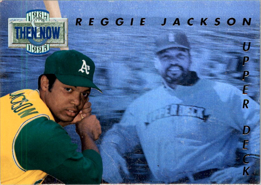1993 Upper Deck Then And Now #TN16 Reggie Jackson - NM-MT