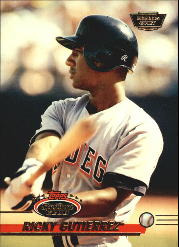 1993 Stadium Club Members Only Parallel #676 Ricky Gutierrez - NM-MT