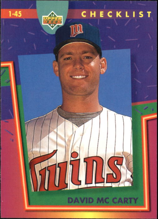 1993 Fun Pack #221 David McCarty CL - NM-MT