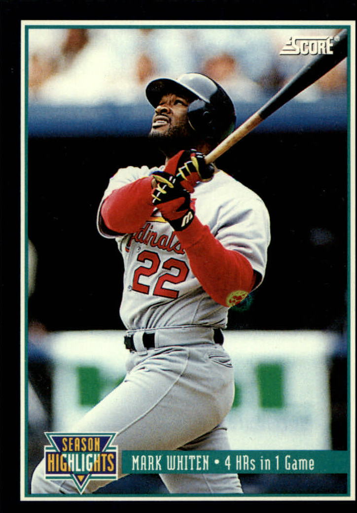 1994 Score #315 Mark Whiten - NM-MT