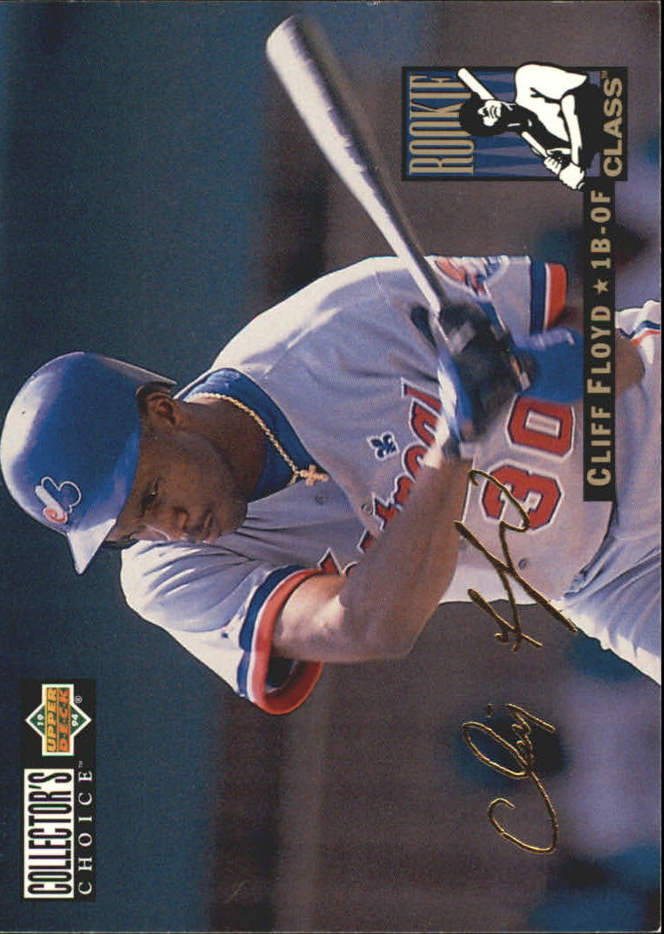 1994 Collector's Choice Gold Signature #7 Cliff Floyd - NM-MT+