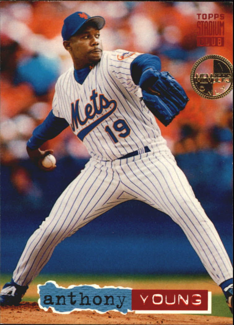 1994 Stadium Club Members Only Parallel #28 Anthony Young - NM-MT