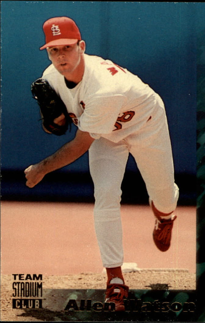 1994 Stadium Club Team #322 Allen Watson - NM-MT