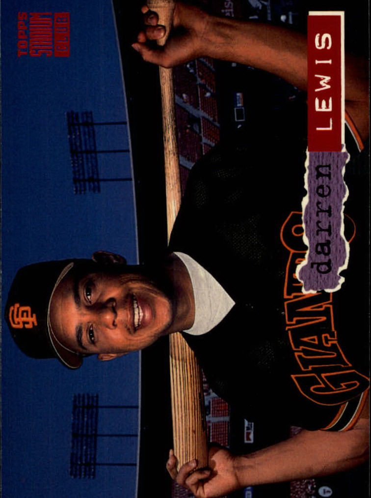 1994 Stadium Club #453 Darren Lewis - NM-MT