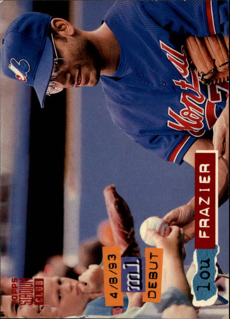 1994 Stadium Club #517 Lou Frazier - NM-MT