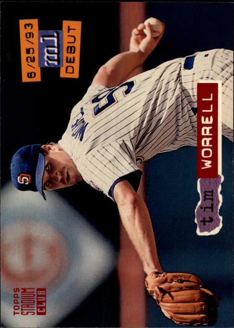 1994 Stadium Club #519 Tim Worrell - NM-MT