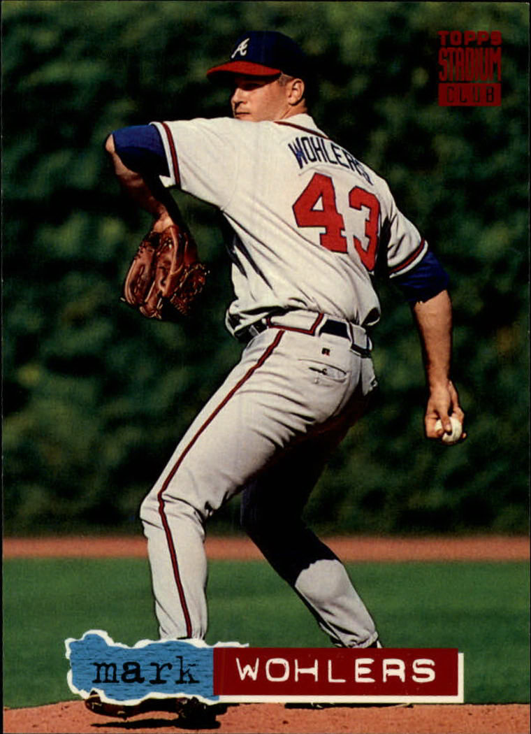 1994 Stadium Club #522 Mark Wohlers - NM-MT