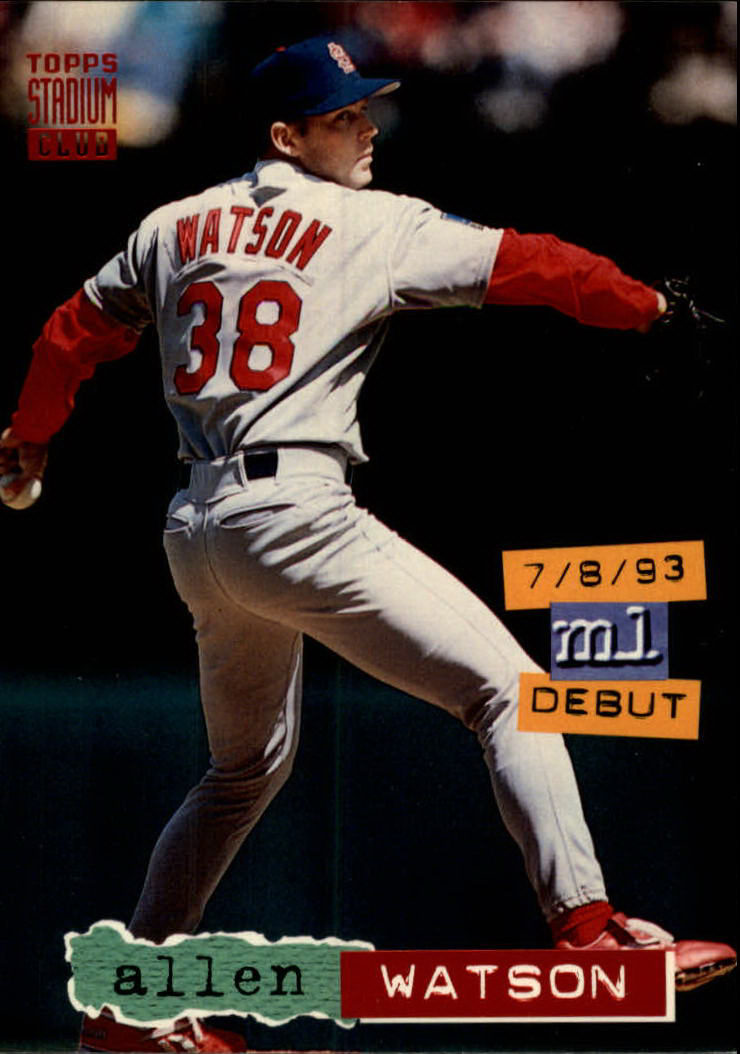 1994 Stadium Club #653 Allen Watson - NM-MT
