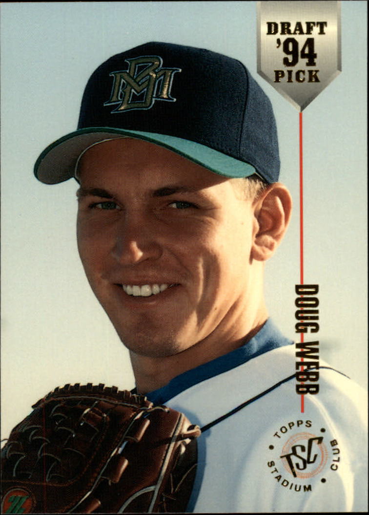 1994 Stadium Club Draft Picks #26 Doug Webb XRC - XRC ROOKIE - NM-MT