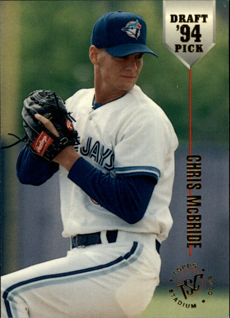1994 Stadium Club Draft Picks #42 Chris McBride XRC - XRC ROOKIE - NM-MT