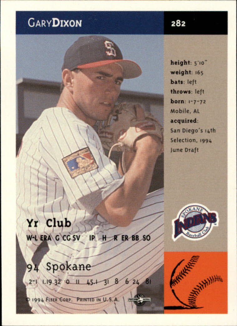 1994-95 Excel #282 Gary Dixon - NM-MT