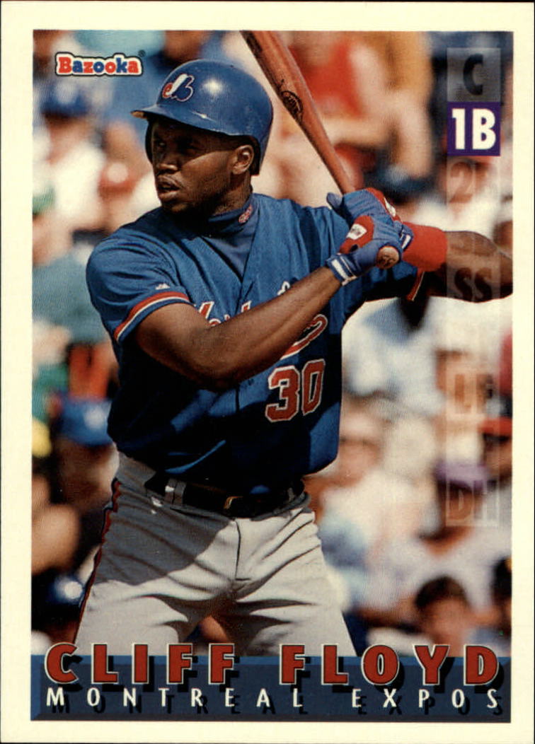 1995 Bazooka #125 Cliff Floyd - NM-MT