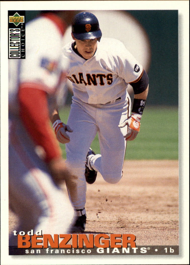 1995 Collector's Choice #262 Todd Benzinger - NM-MT