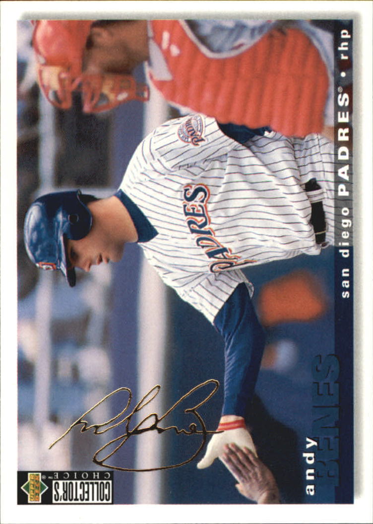 1995 Collector's Choice Gold Signature #350 Andy Benes - NM-MT