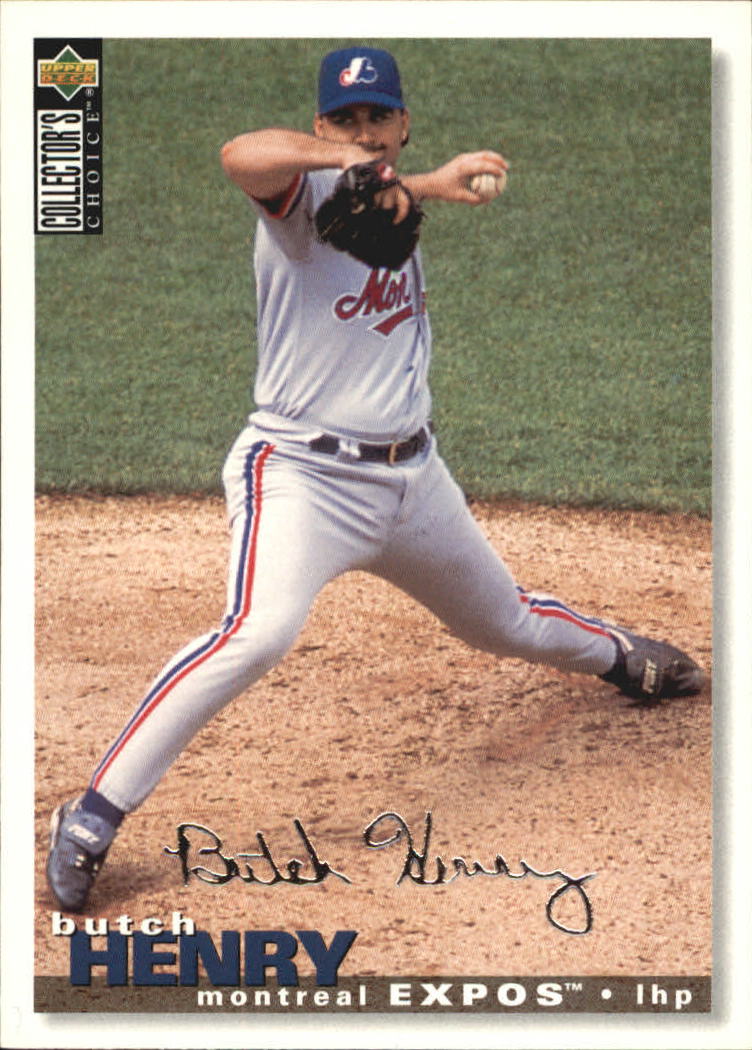 1995 Collector's Choice Silver Signature #247 Butch Henry - NM-MT