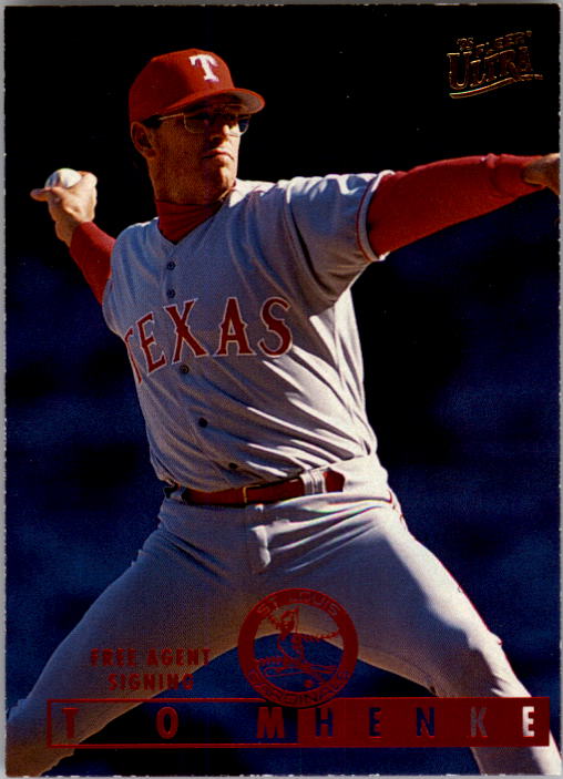 1995 Ultra #429 Tom Henke - NM-MT