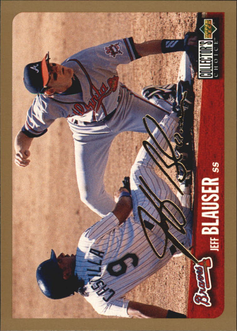 1996 Collector's Choice Gold Signature #452 Jeff Blauser - NM-MT