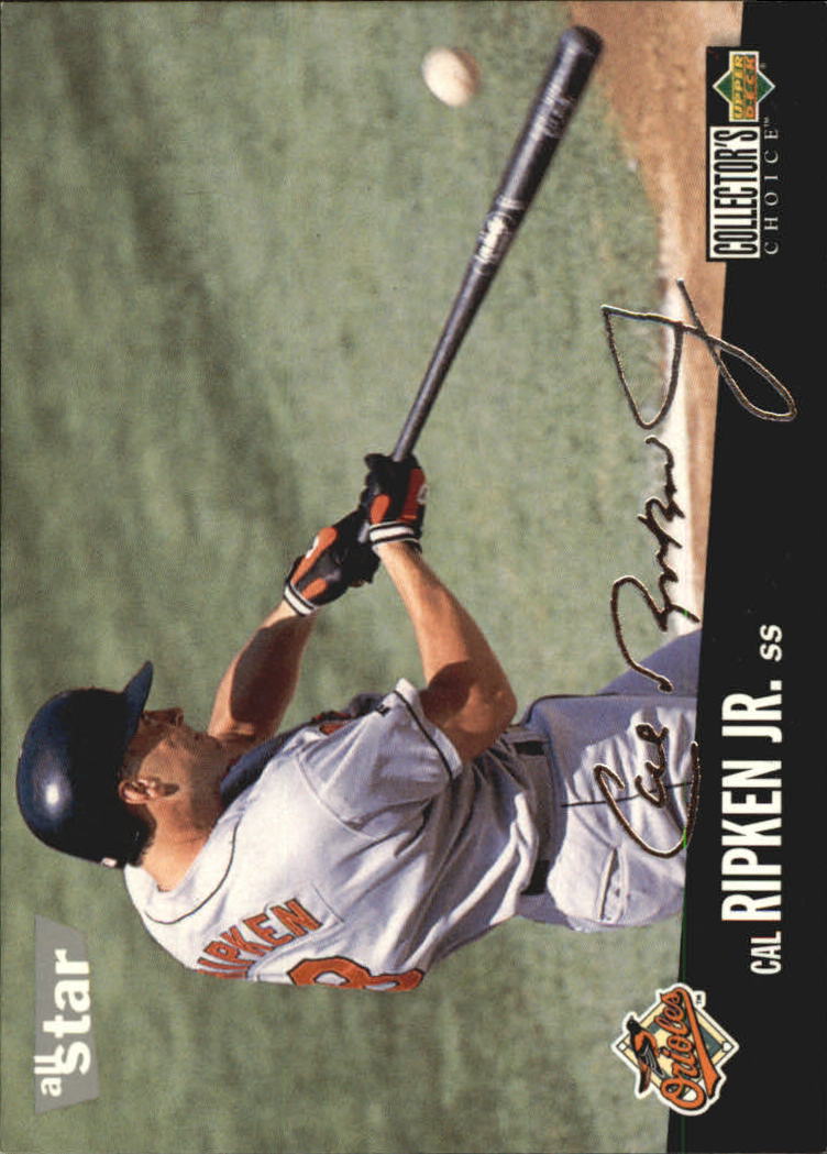 1996 Collector's Choice Silver Signature #1 Cal Ripken - NM-MT