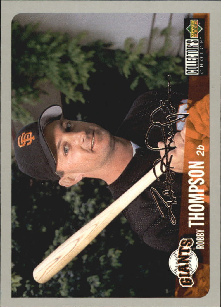 1996 Collector's Choice Silver Signature #308 Robby Thompson - NM-MT