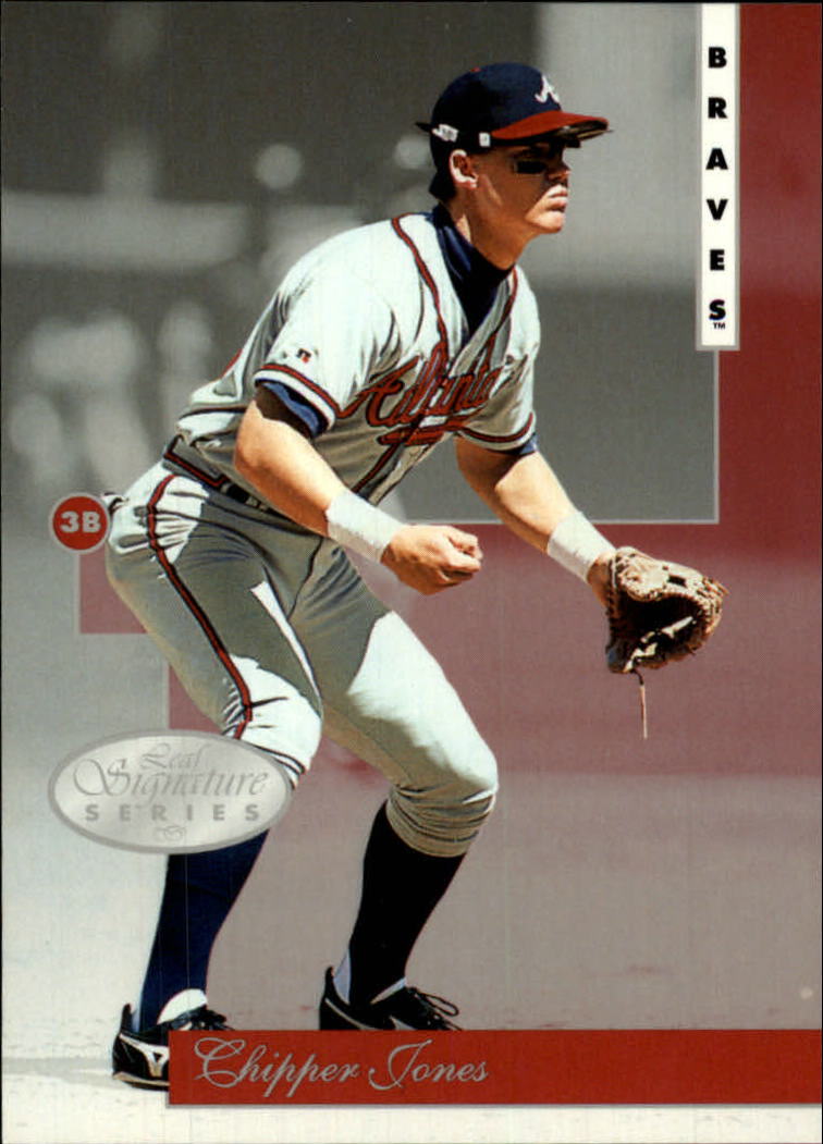 1996 Leaf Signature #26 Chipper Jones - NM-MT - Card Shack | Beckett ...