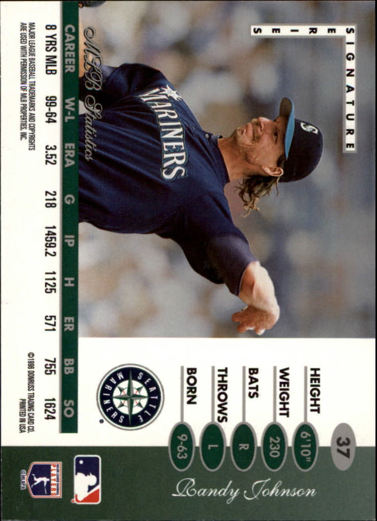 1996 Leaf Signature #37 Randy Johnson - NM-MT