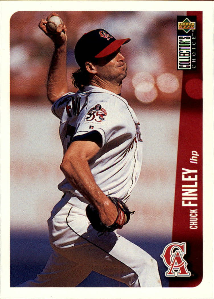 1996 Collector's Choice #485 Chuck Finley - NM-MT