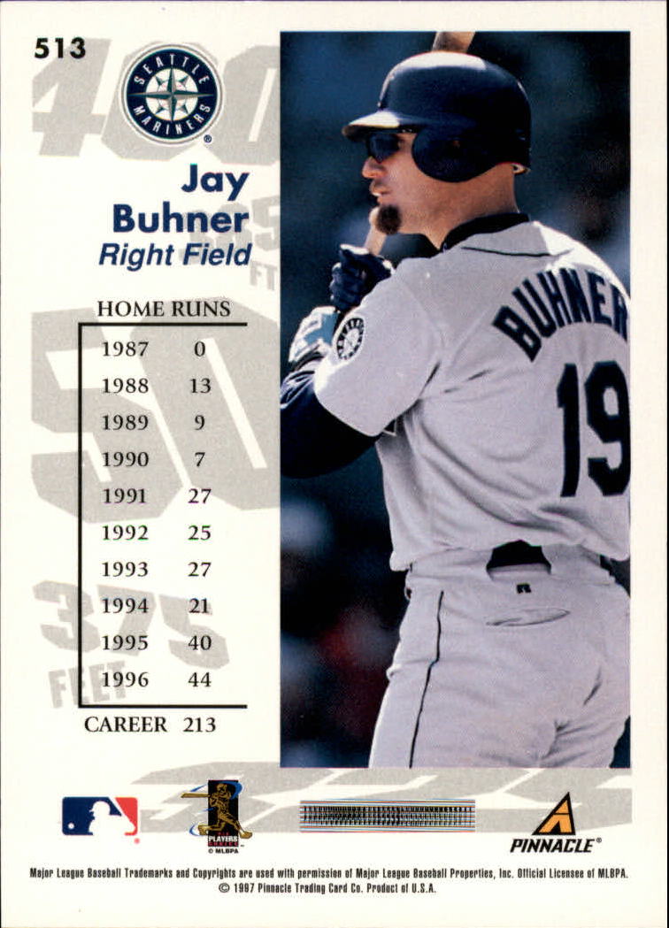 1997 Score #513 Jay Buhner GY - NM-MT