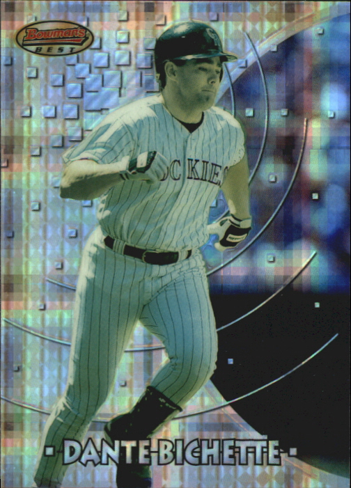 1997 Bowman's Best Atomic Refractors #100 Dante Bichette - NM-MT