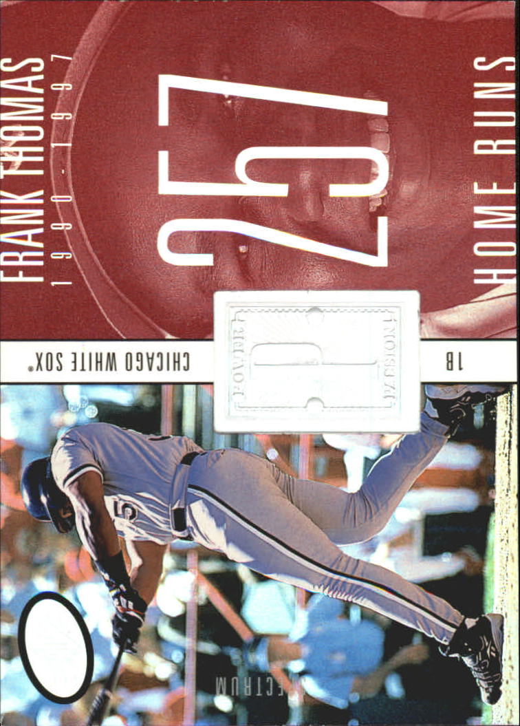 1998 SPx Finite Spectrum #220 Frank Thomas PP - NM-MT
