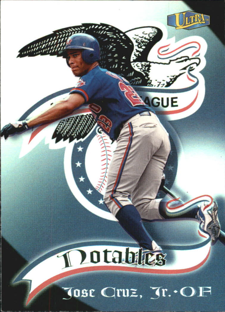 1998 Ultra Notables #16 Jose Cruz Jr. - NM-MT