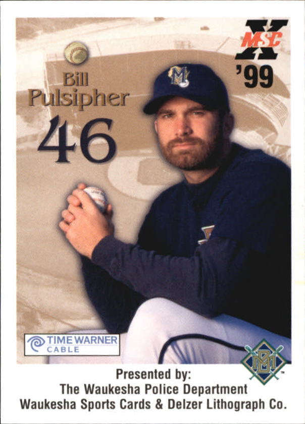 1999 Brewers Safety #20 Bill Pulsipher - NM-MT