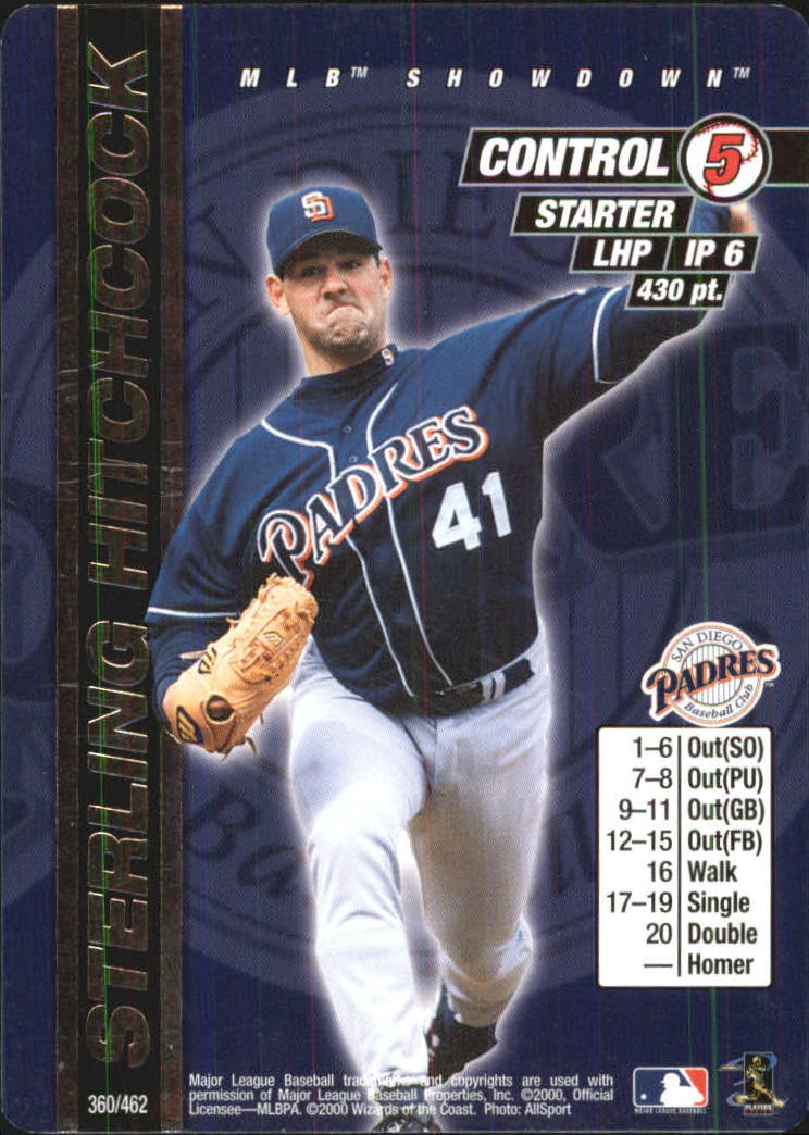 2000 MLB Showdown Unlimited #360 Sterling Hitchcock - NM-MT