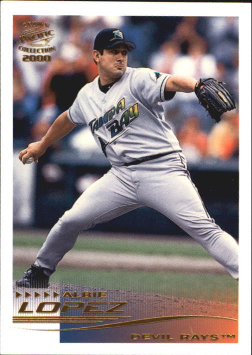 2000 Pacific Crown Collection #276 Albie Lopez - NM-MT