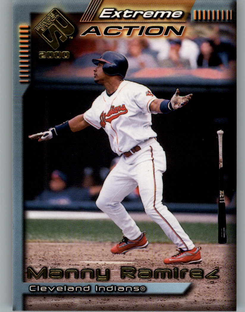 2000 Private Stock Extreme Action #8 Manny Ramirez - NM-MT