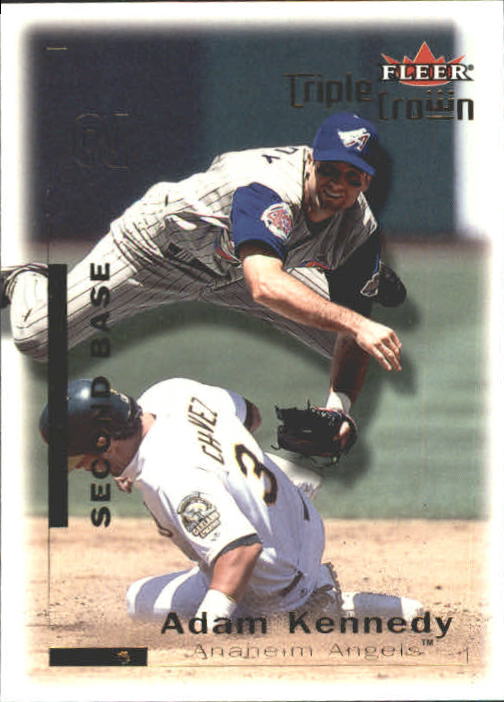 2001 Fleer Triple Crown #240 Adam Kennedy - Angels - NM-MT