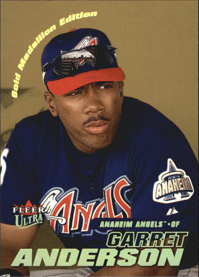 2001 Ultra Gold Medallion #136 Garret Anderson - NM-MT