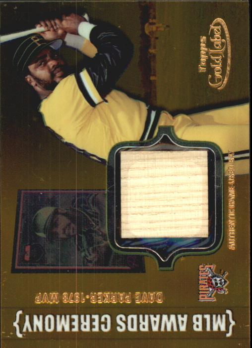 2002 Topps Gold Label MLB Awards Ceremony Relics Gold #DP3 Dave Parker ...